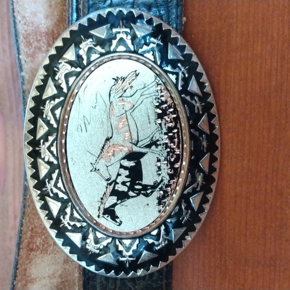 SS Double S | Accessories | Ss Double S Leather Belt Size 34 With ...